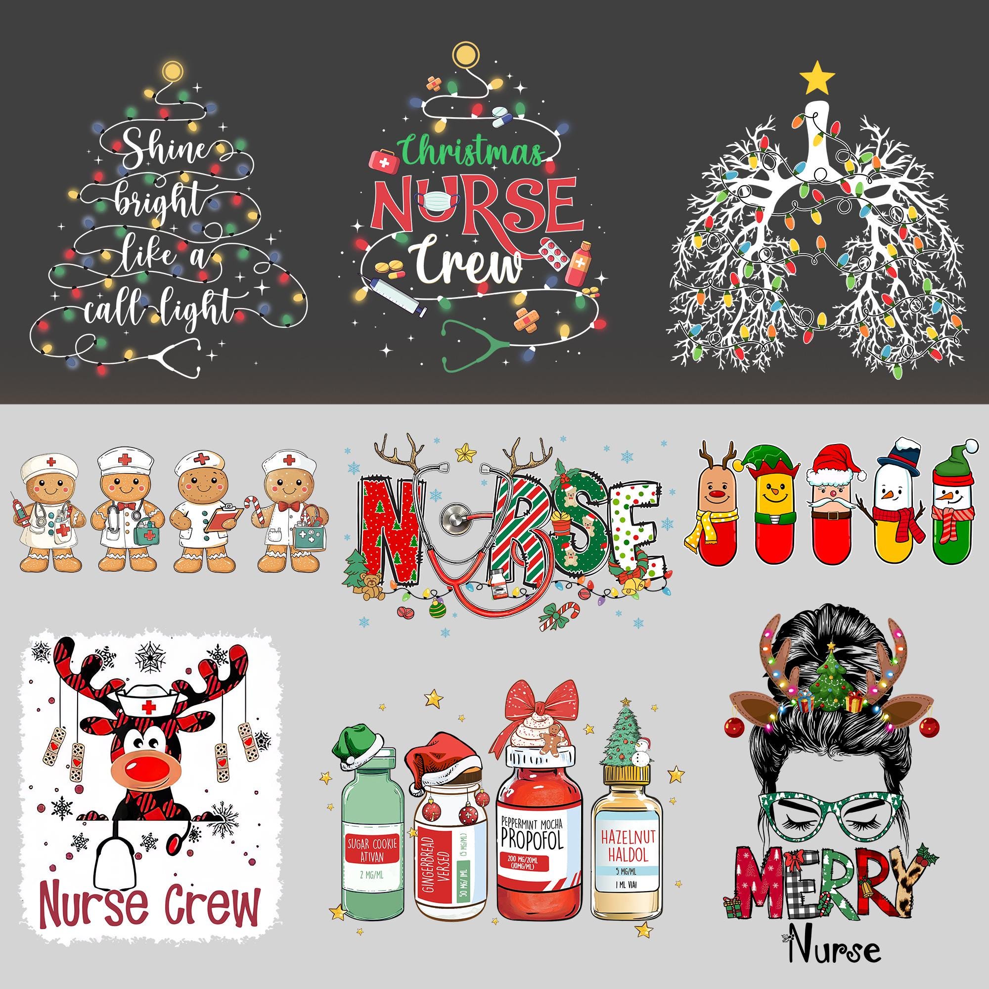 Christmas Nurse Png, Funny Nursing Christmas Png, Digital Download ...