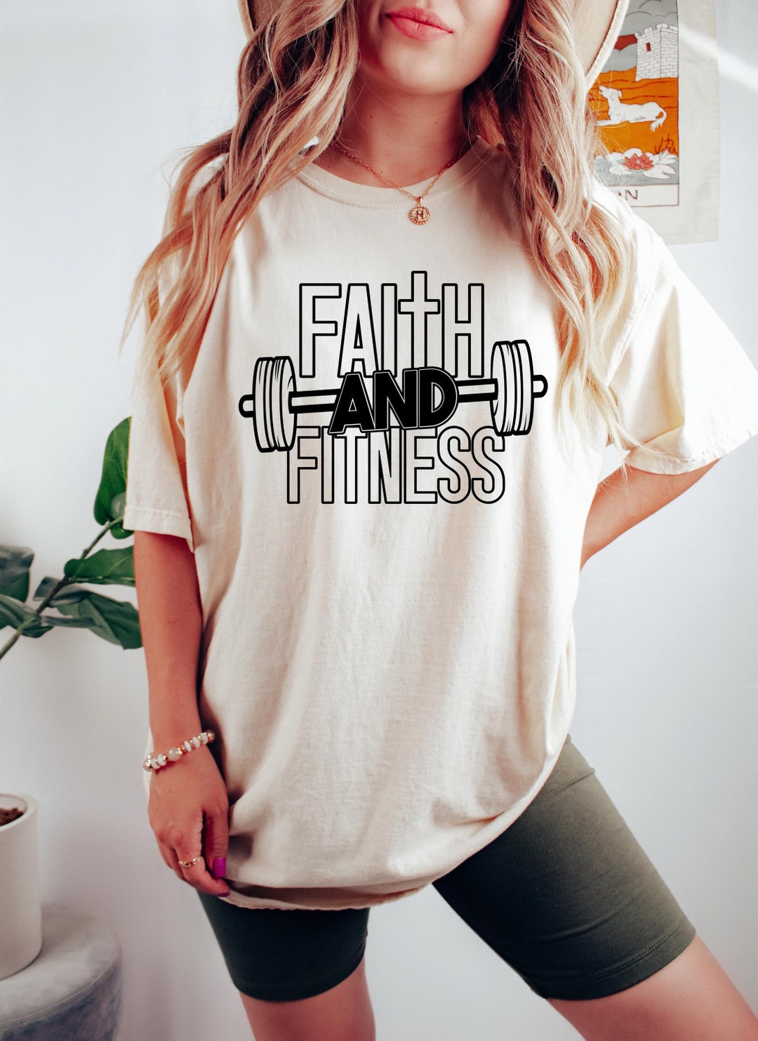 Faith and Fitness Shirt, Christian Fitness Shirt, Workout Shirt ...