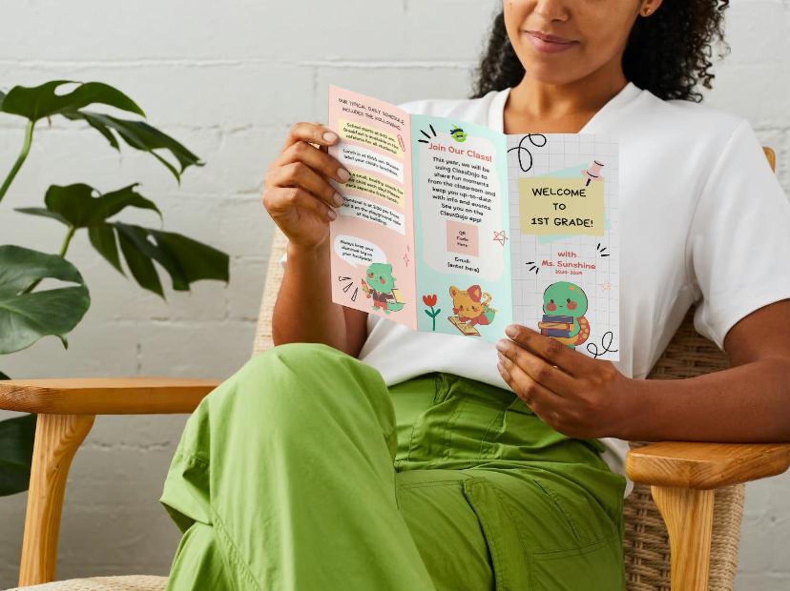 Editable Welcome Back to School Pamphlet, First Day of School Parent ...