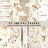 100 Pastel Watercolor Digital Papers, Pastel Nursery Colors, Digital ...