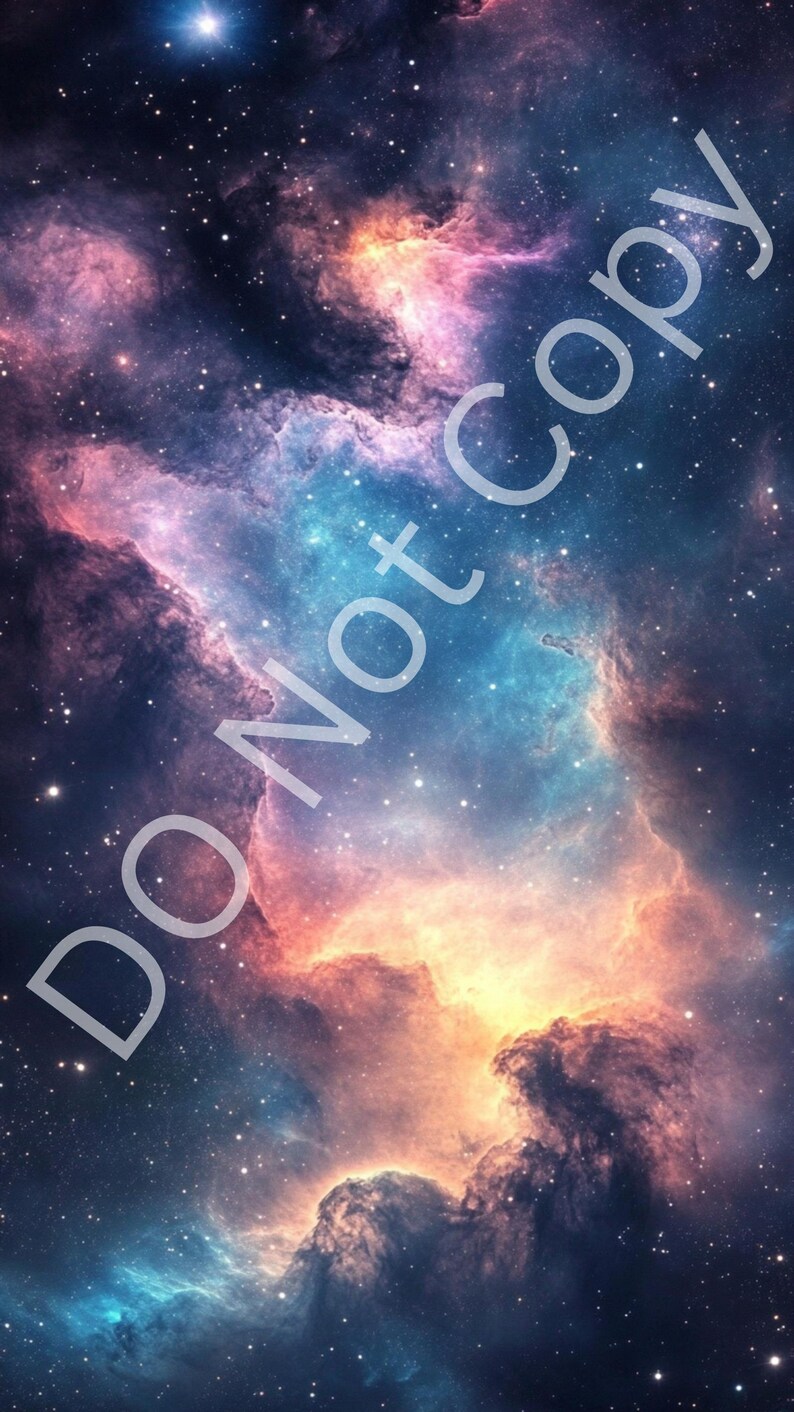 Bonsaibytes Cosmic Galaxy Wallpaper – Stunning Space Art for Phones - Etsy