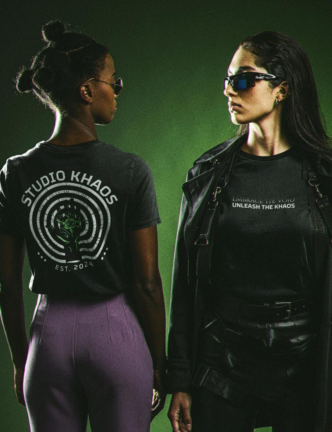 Studio Khaos T-shirt / Embrace the Void / Unleash the Khaos / Cotton Tee - Etsy