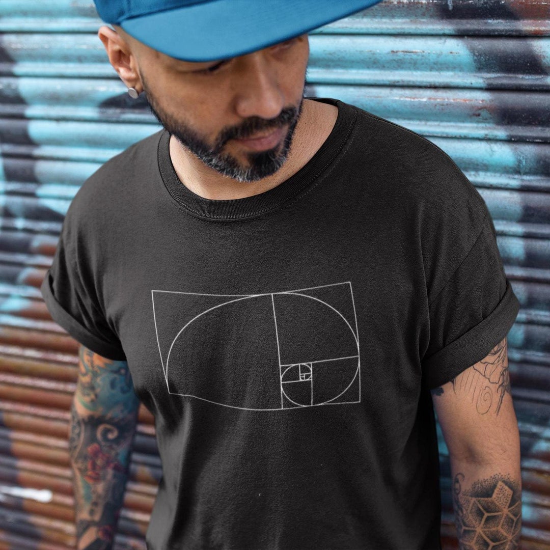 Fibonacci Spiral T-shirt / Golden Ratio Tee / Math Lover Tshirt ...