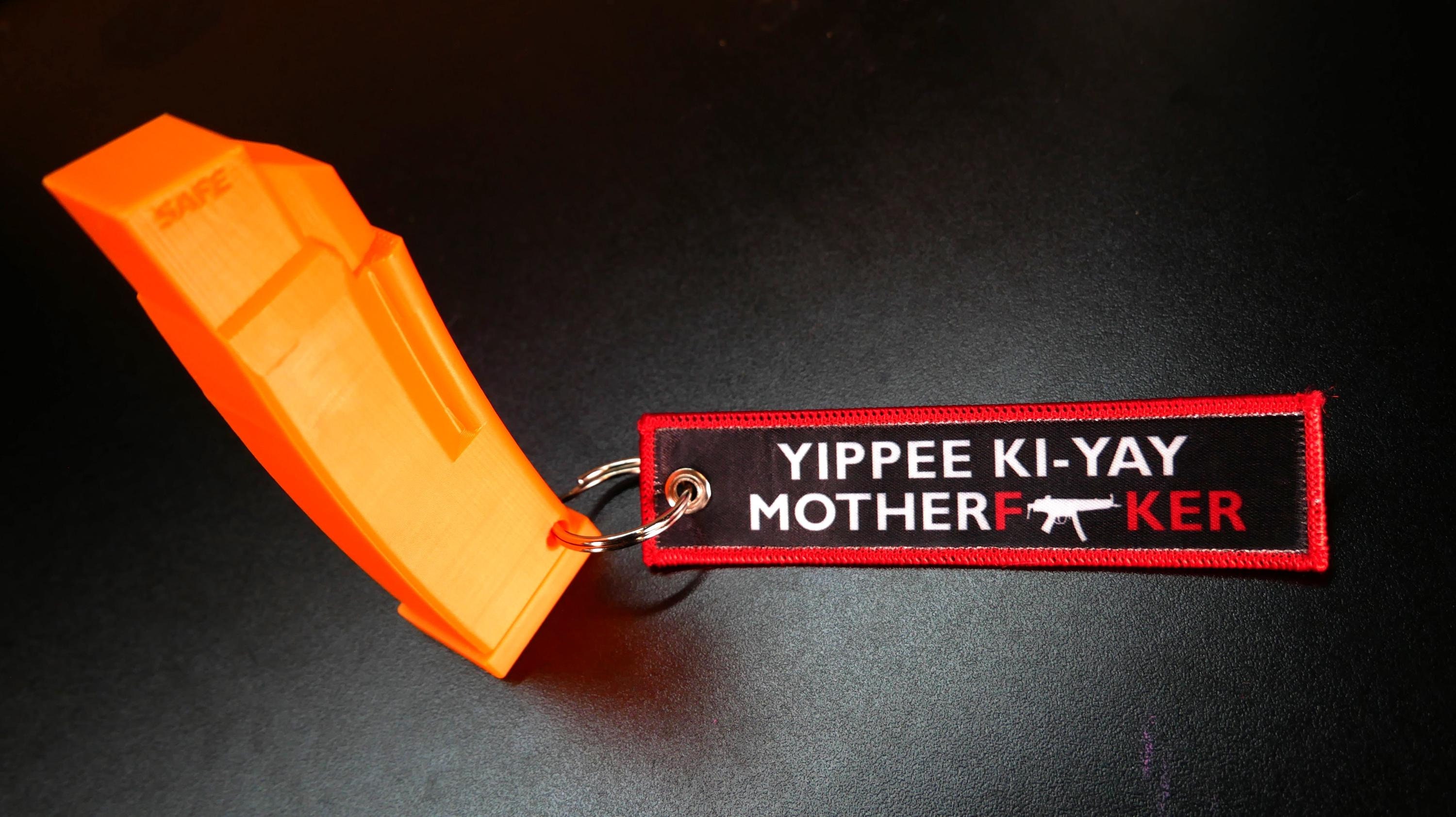 HK MP5 Mag Block Chamber Flag (ECI) - Keychain Yippee Ki-yay - Etsy