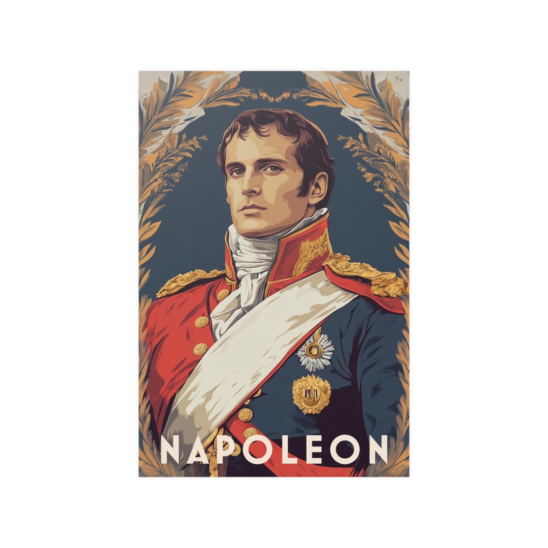 Napoleon Bonaparte Art Print, Historic Battle Posters, French ...
