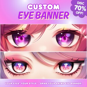 Custom Twitch Banner | Custom Eye Banner | Twitch Eye Banner | Eye ...