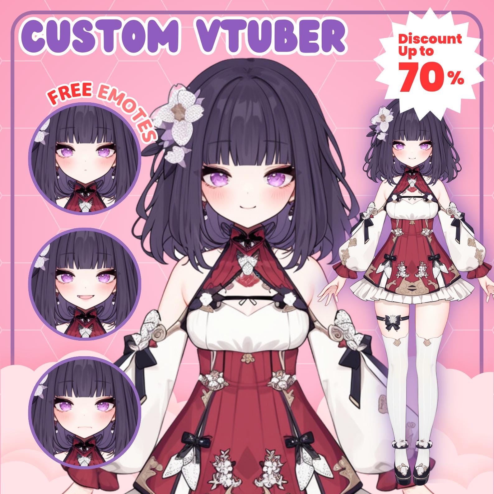 Vtuber Live2d Model Custom Vtuber Vtuber Rigging Vtuber Model Vtuber ...