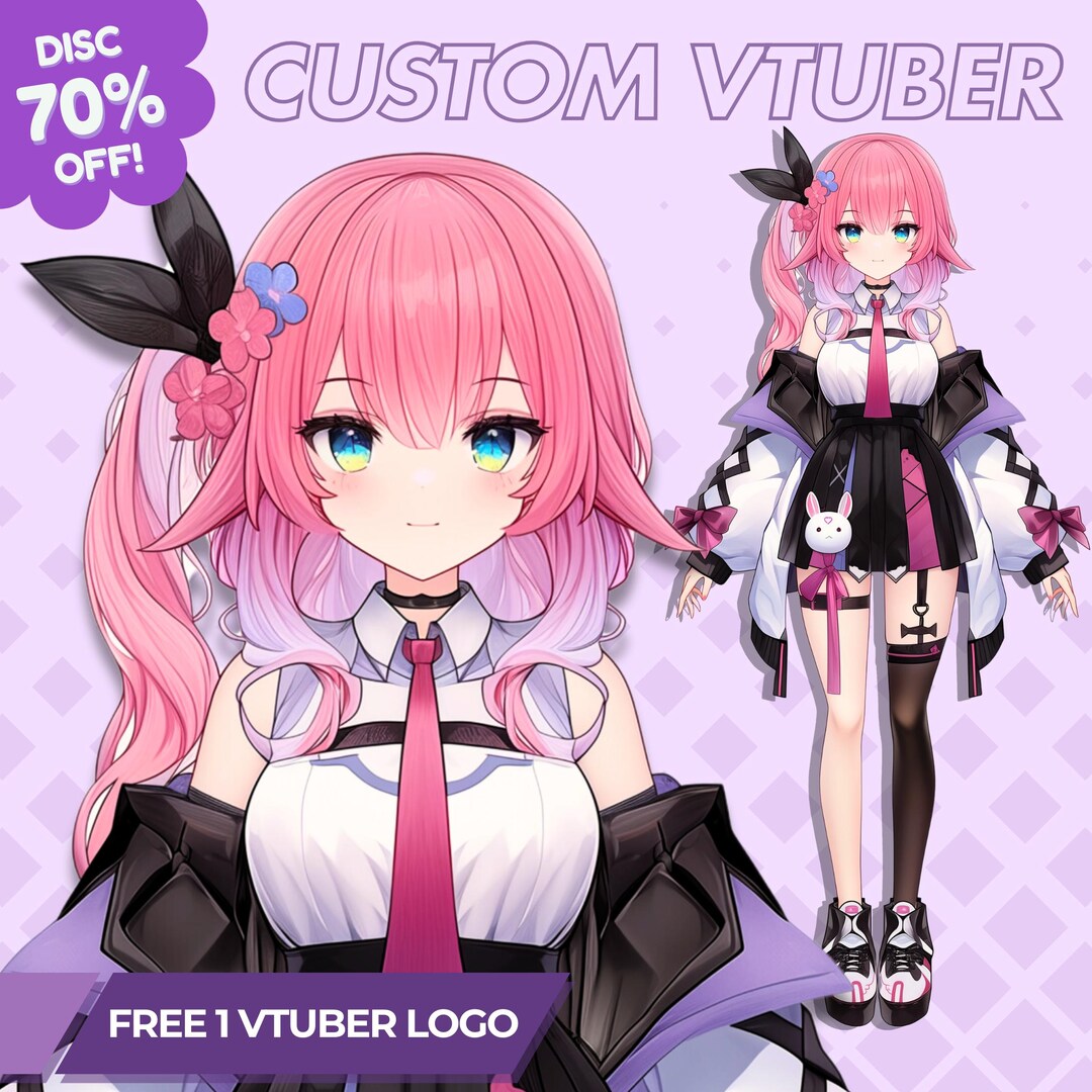 Custom Live2d Vtuber Model Vtuber Assets Live2d Model Commission ...