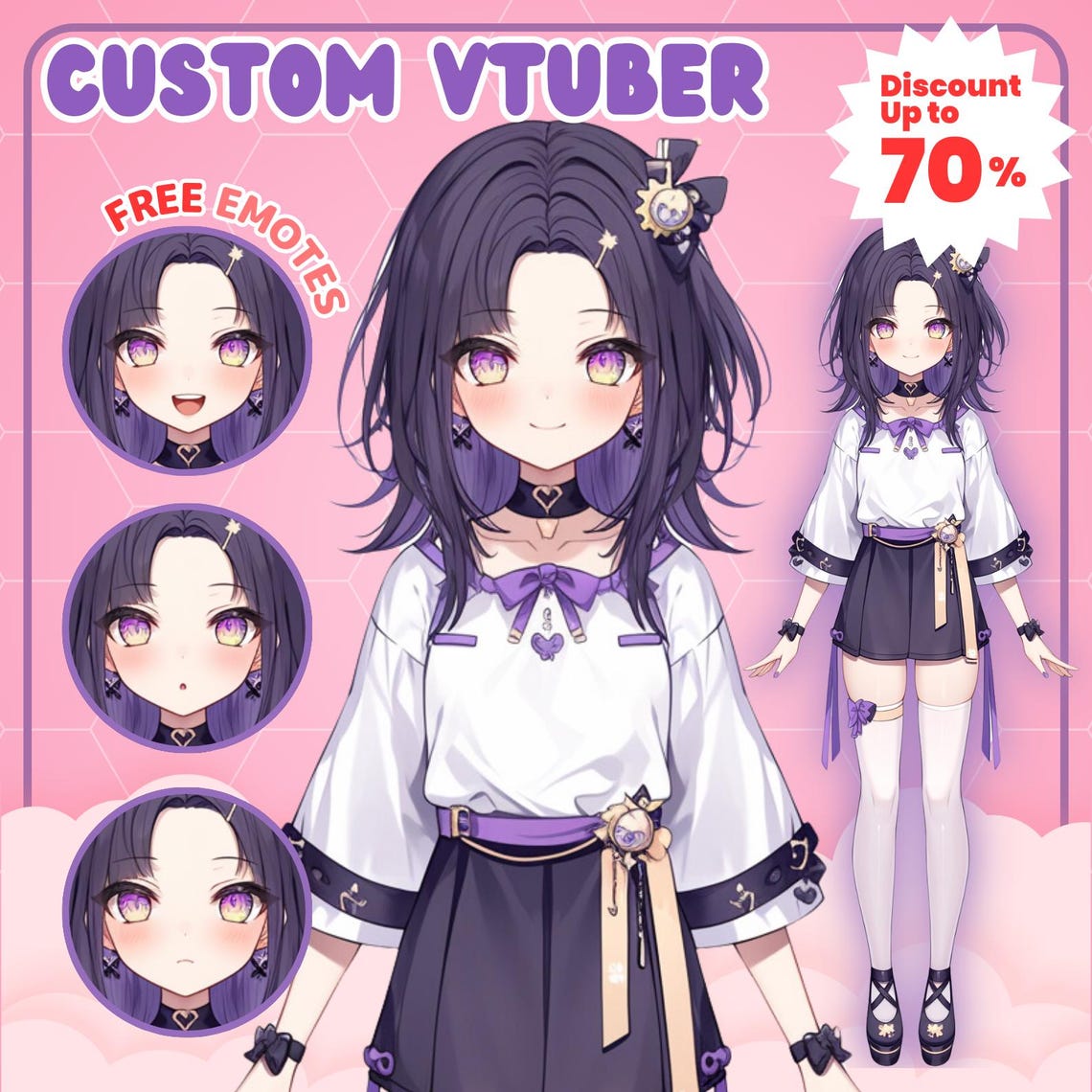 Vtuber Live2d Model Custom Vtuber Vtuber Rigging Vtuber Model Vtuber ...