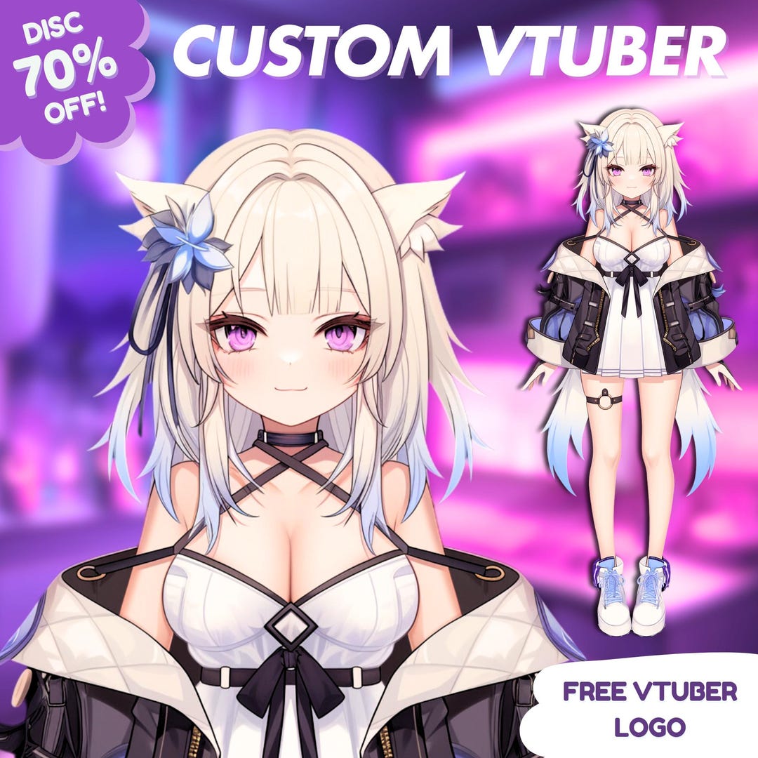 Custom Live2d Vtuber Commission, Vtuber Assets, Live2d Model Commission, Vtuber Model, Ready Rig ...