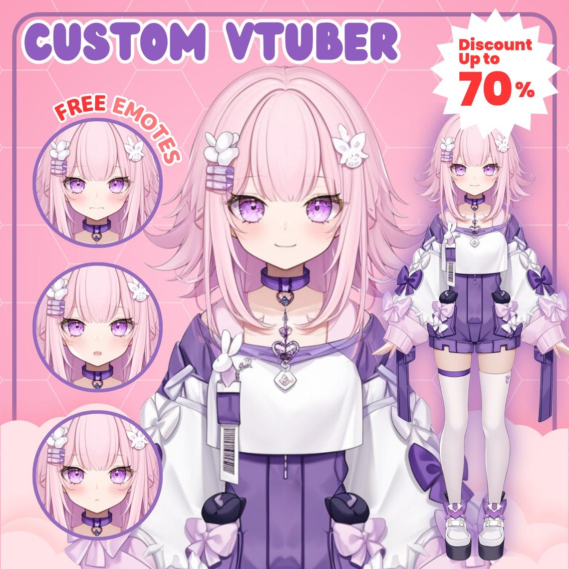 Vtuber Live2d Model Custom Vtuber Vtuber Rigging Vtuber Model Vtuber ...