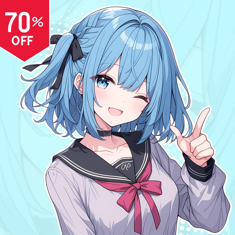 Anime Character for Pfp Profile Picture Custom PFP Character Commission ...