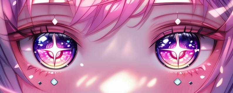 Custom Eye Banner : Animated Twitch and Twitter Banner, Vtuber Header ...