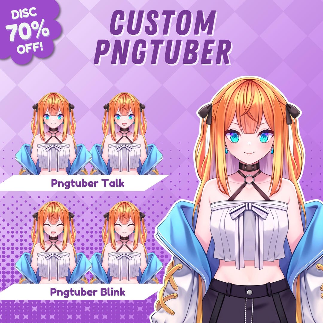 Pngtuber / Pngtuber personalizado / Modelo Pngtuber / Twitch Pngtuber ...