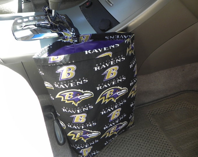 Baltimore Ravens Vinyl-lined Classy Car Trash Bag / Item # CL130 - Etsy