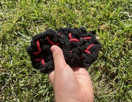 Crochet Angry Emoji Hair Clip - Etsy