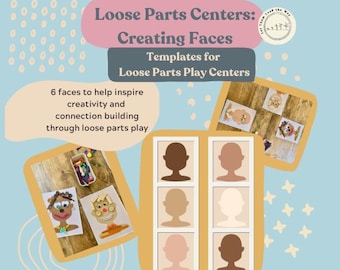 Loose Parts Play Centers Activities: Template Mats, Labels and ...