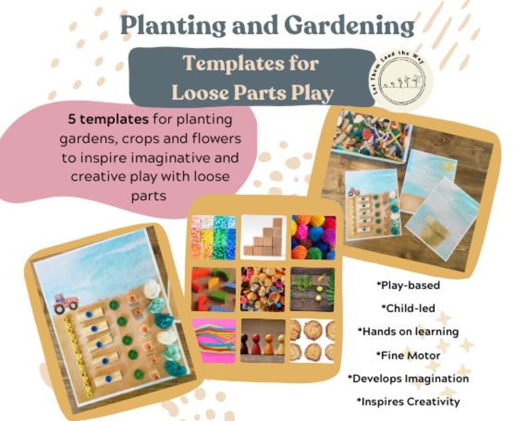 Loose Parts Play Centers | Templates | Mats | Plants | Gardening ...