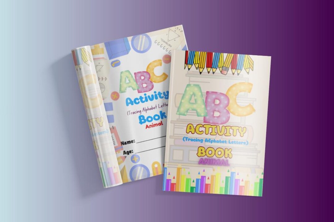 Alphabet ABC Tracing Booklet (animal) - Etsy
