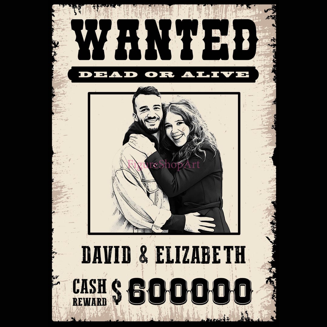 Personalized Wanted Poster, Fully Custom Wanted Poster, You in Vintage ...