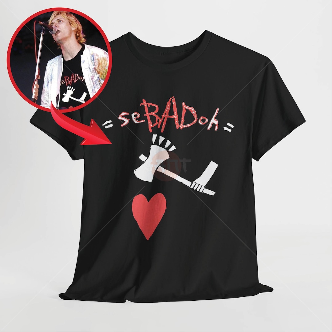 Sebadoh T-shirt worn by Kurt Cobain Nirvana - Etsy