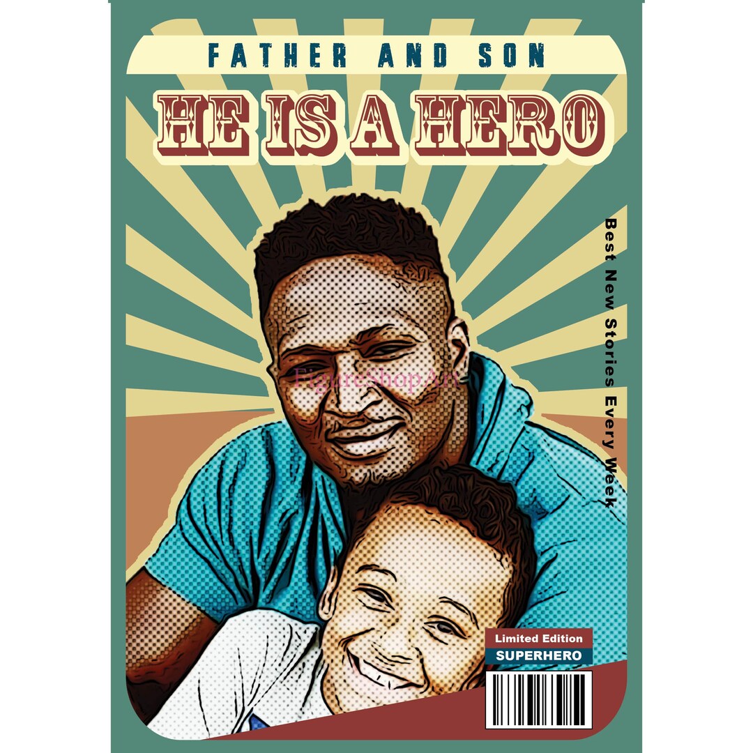 Personalized Custom Comic Book Cover Art Gift - Etsy