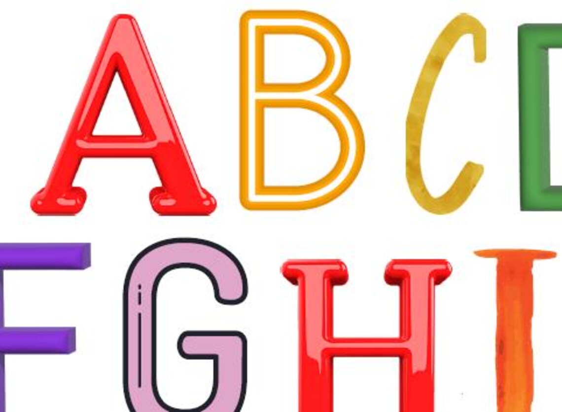 Kids ABC Wall Art - Etsy