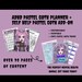 Pastel Goth-themed ADHD Planner + Self-care Add-on Bundle: 97-page ...