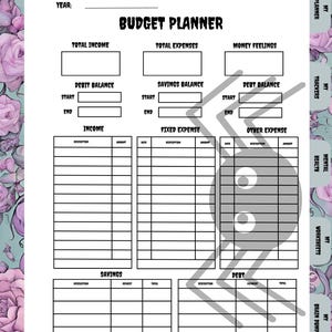 Pastel Goth-themed ADHD Planner + Self-care Add-on Bundle: 97-page ...
