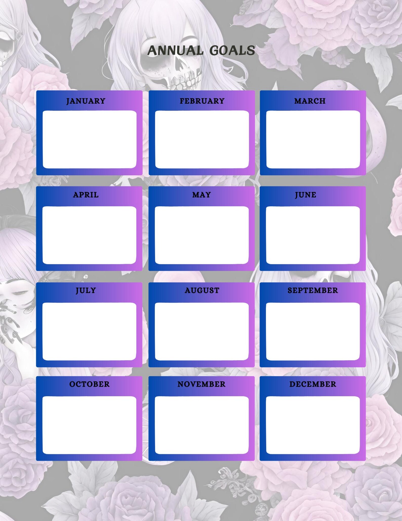 Pastel Goth-themed ADHD Planner + Self-care Add-on Bundle: 97-page ...