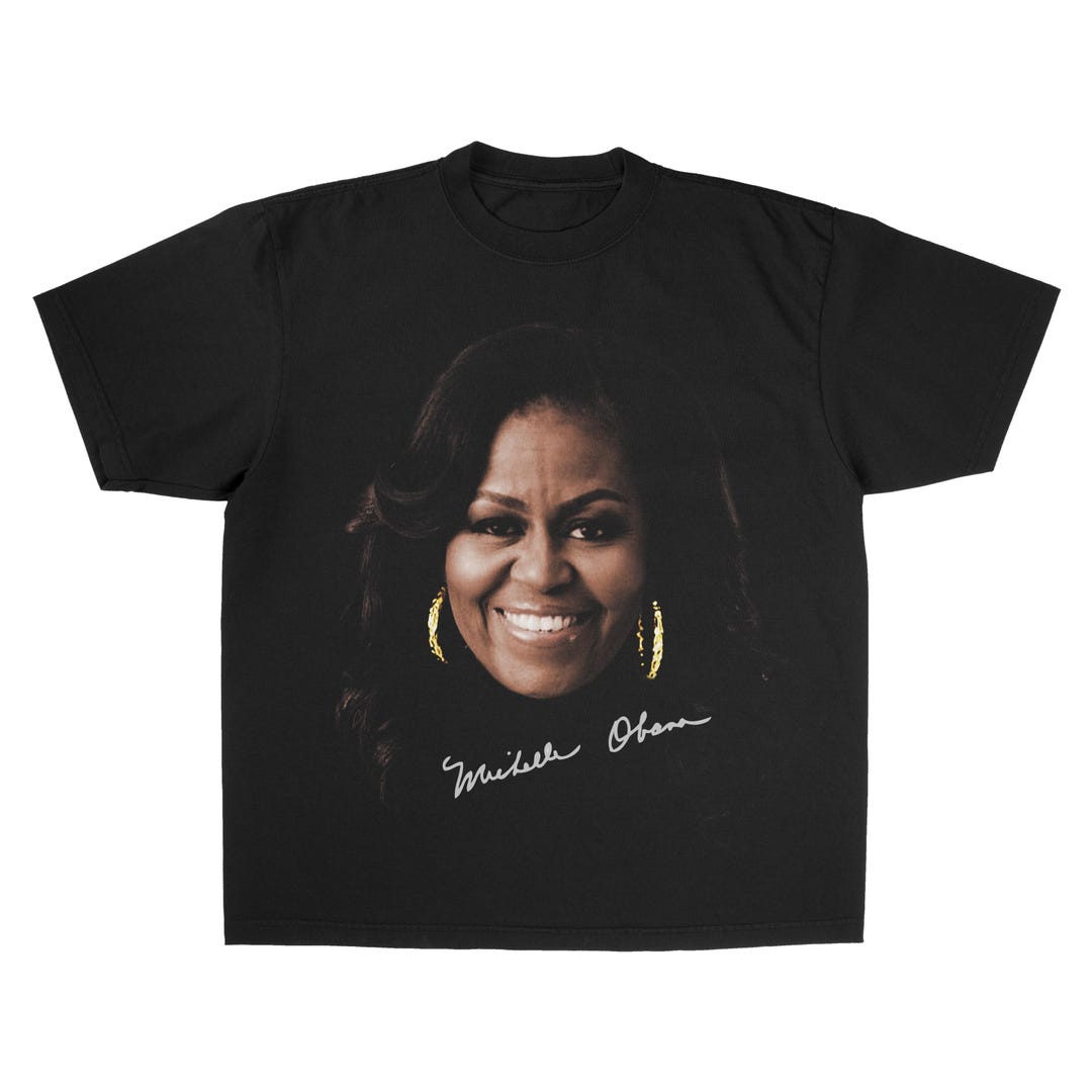 Michelle Obama Vintage Retro 90s Tee - Etsy