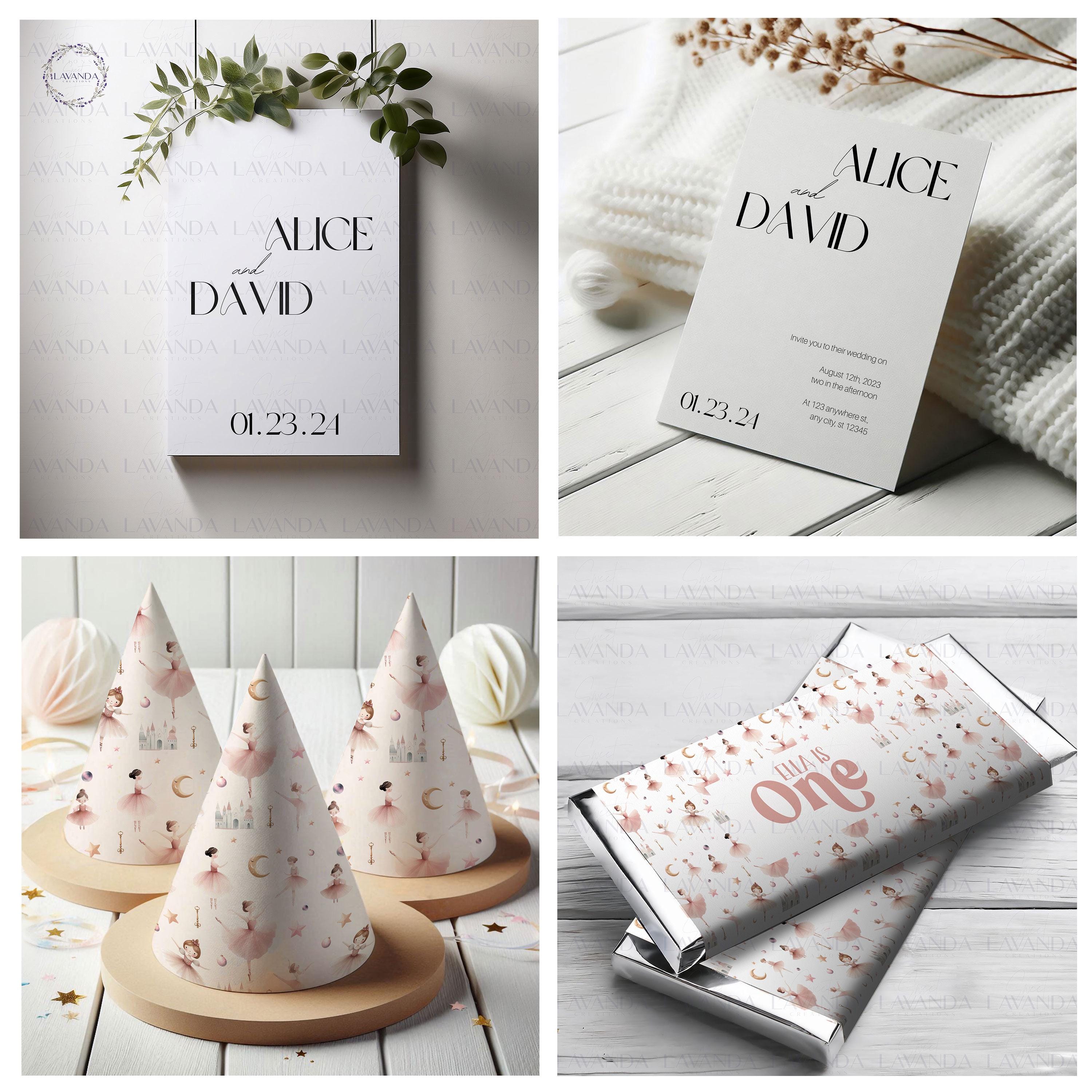 Neutral Party Mockup Bundle: Editable PSD & Canva Event Mockups - Etsy