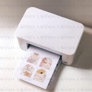 Digital Download White Printer Mock up Desk Printer Printing Blank ...