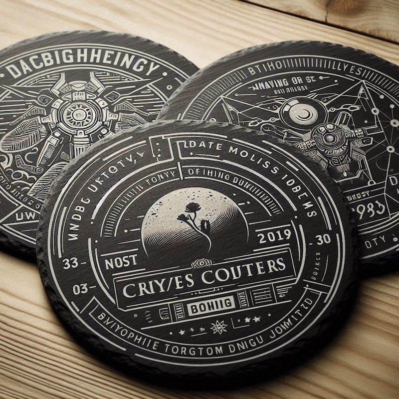Laser Engraved Coasters - Etsy