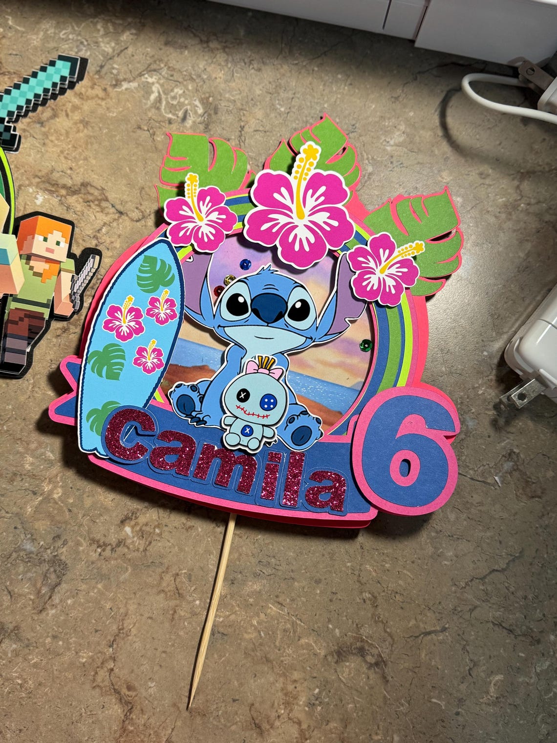 Stitch Cake Topper - Etsy