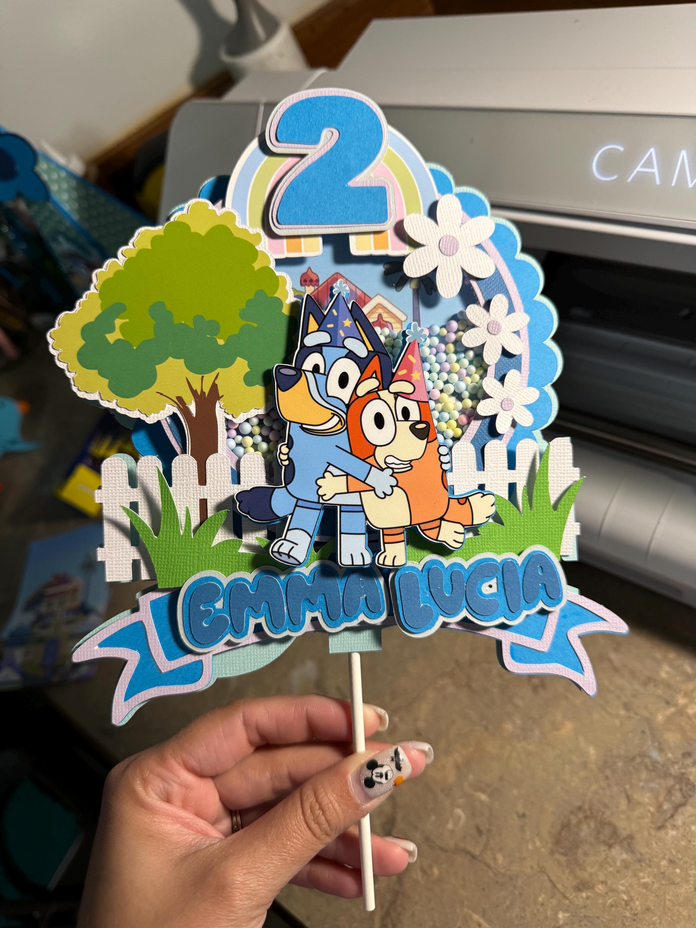 Bluey Cake Topper - Etsy