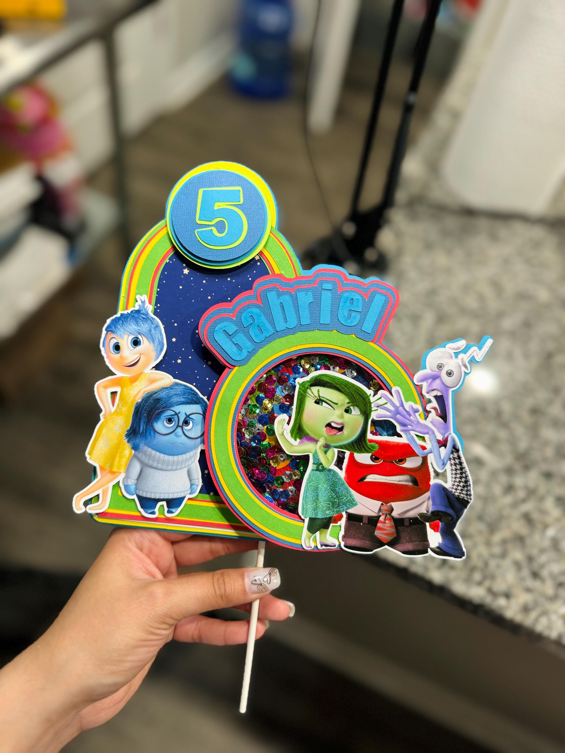 Inside Out Cake Topper - Etsy