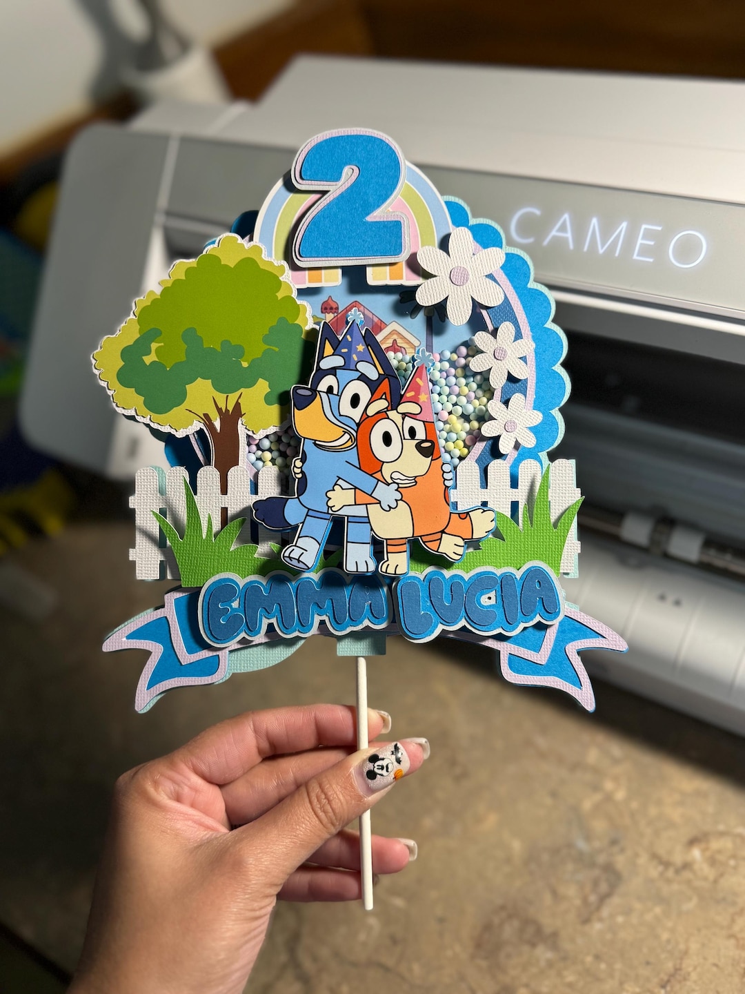 Bluey Cake Topper - Etsy