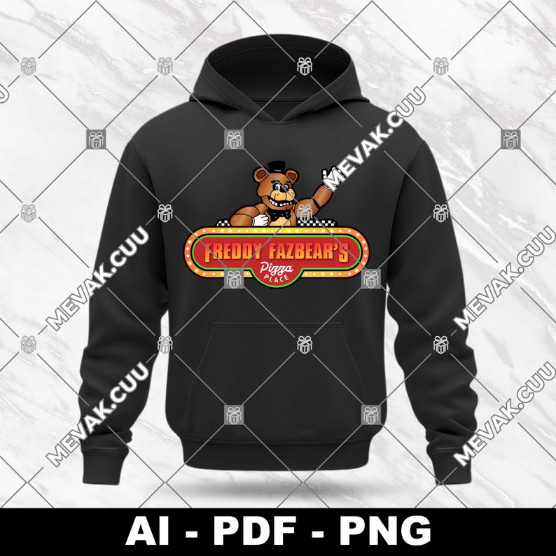 Freddy Fazbears Vector - Etsy