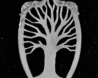 Handmade Sterling Silver Tree of Life Family Tree Pendant - Etsy