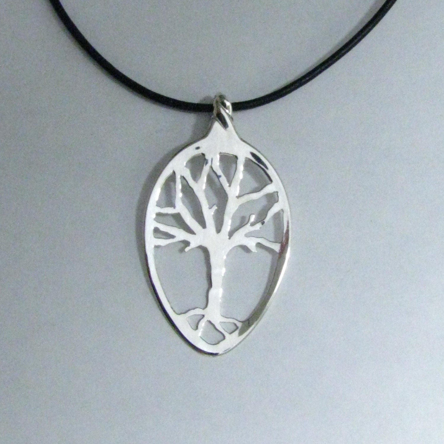 Handmade Sterling Silver Tree of Life Family Tree Pendant - Etsy
