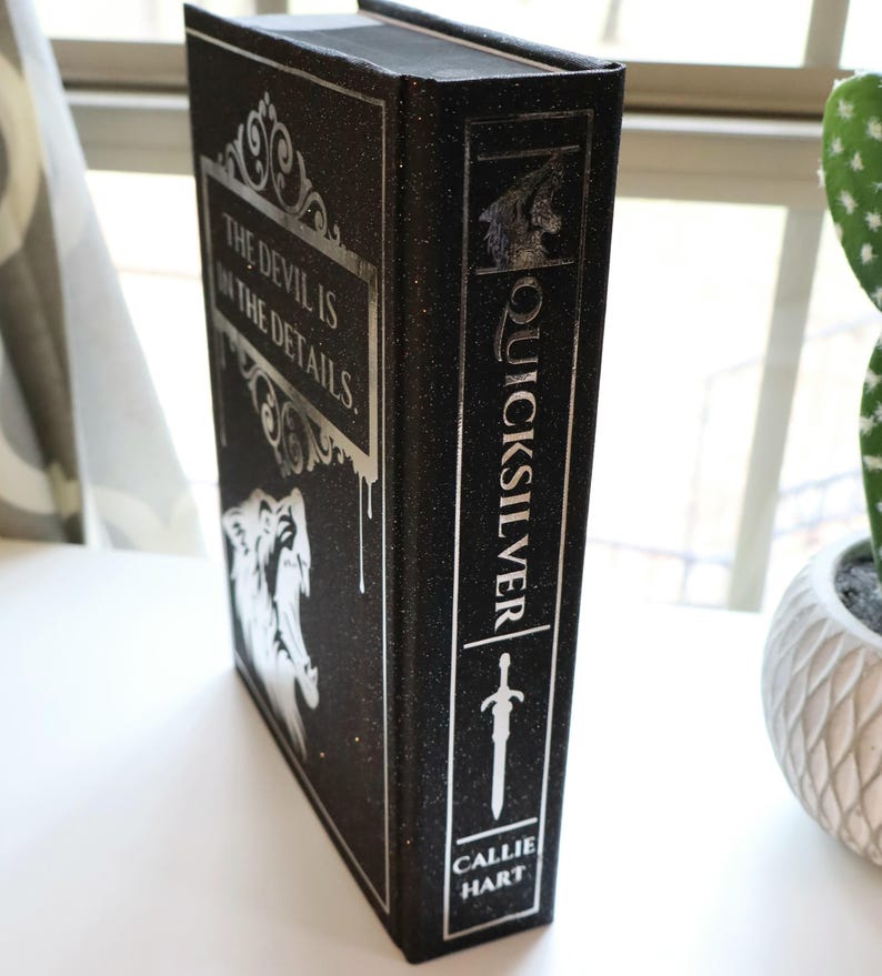 MADE TO ORDER Quicksilver by Callie Hart Rebind Hardback Book. - Etsy