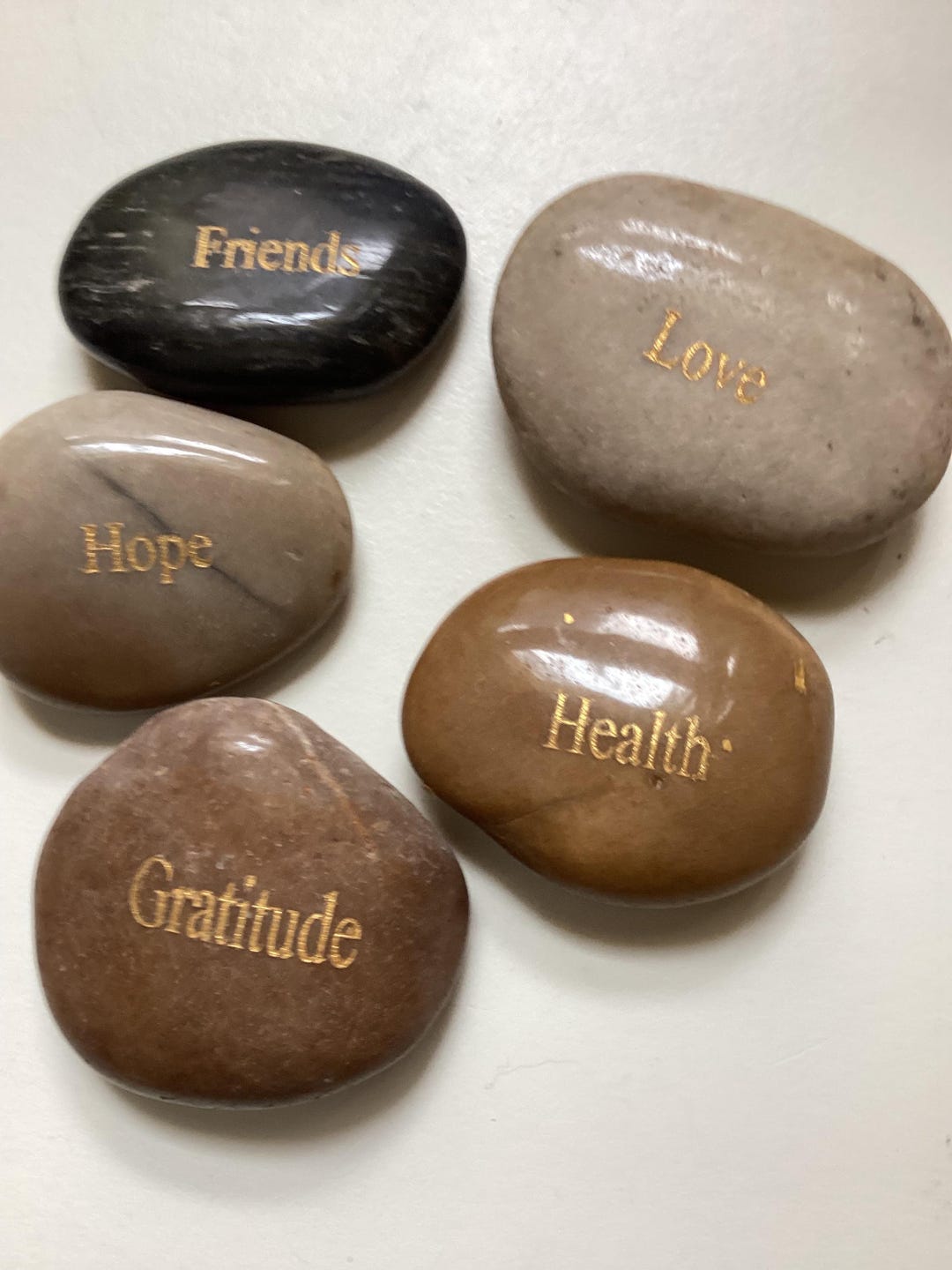 Inspirational Stones, Encouraging Words - Etsy