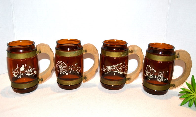 Vintage Western Rider Roper Rancher Mugs - Etsy