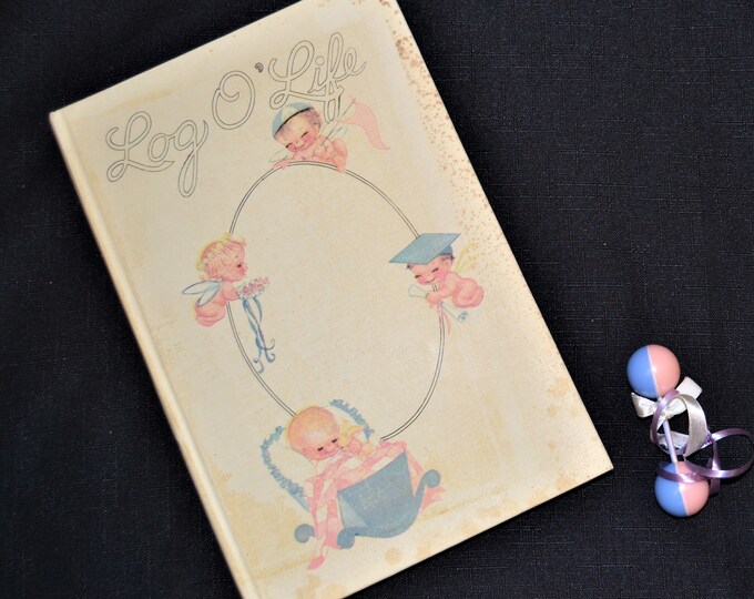 Vintage Baby Book 1940's Sweet - Etsy