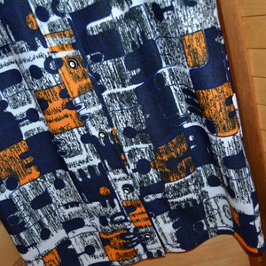 Vintage Retro Polyester Mod Top 70's - Etsy