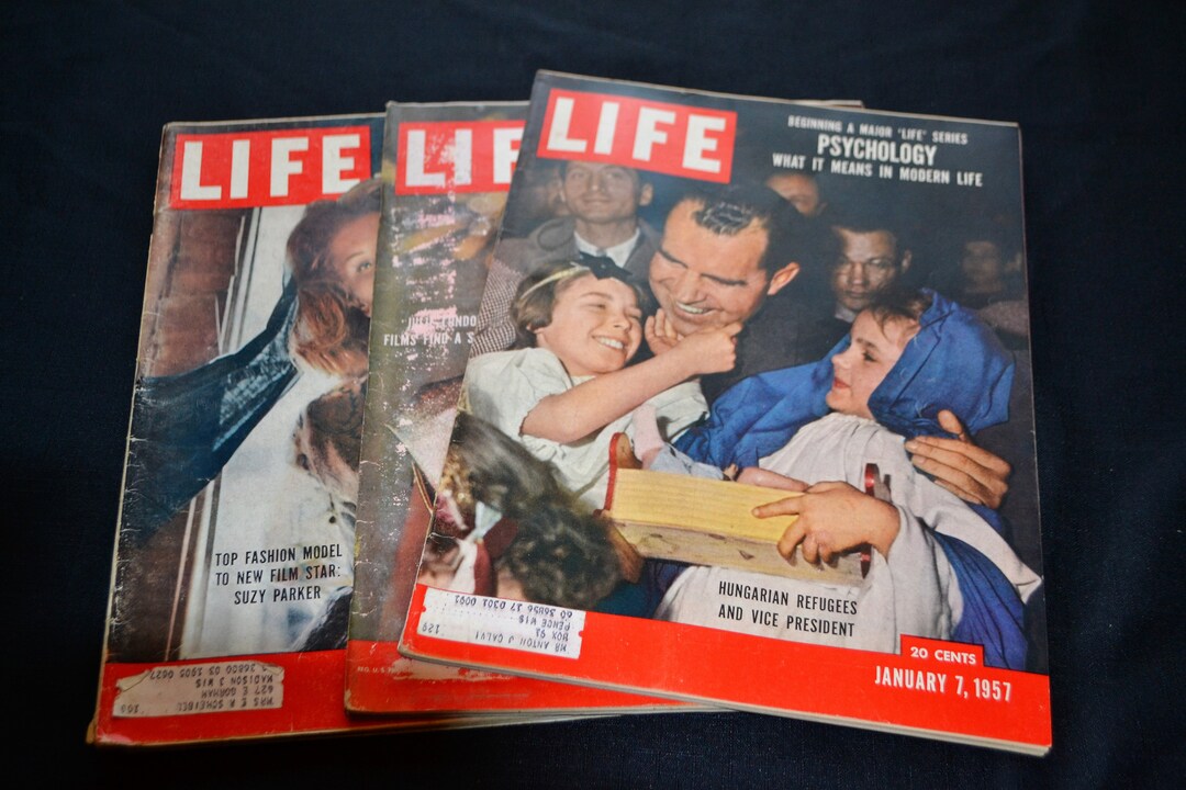 Life Magazine Set of 3 1957 - Etsy