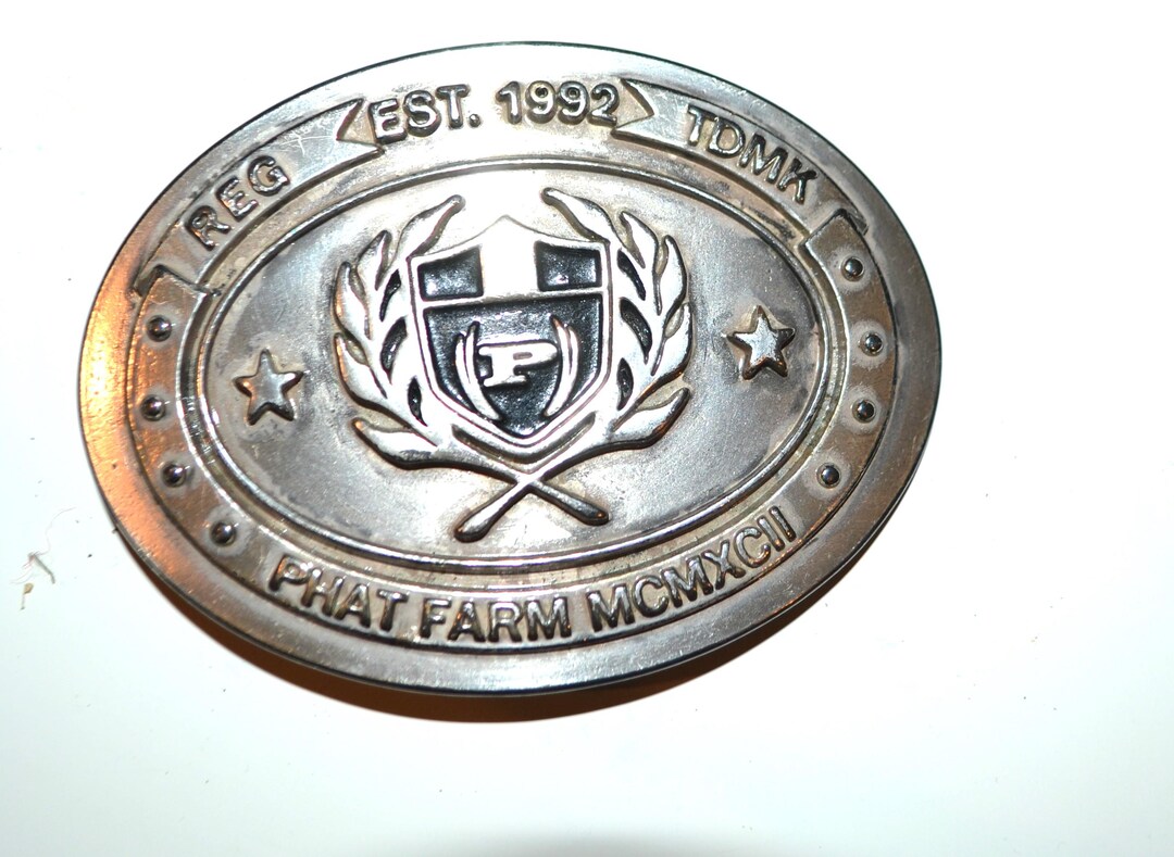 Phat Farm Belt Buckle 1992 Hip Hop Rap Retro Wear - Etsy