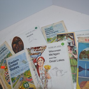 Vintage Atlas and Maps 1970's Circa Bicentennial Paper Ephemera Guide ...