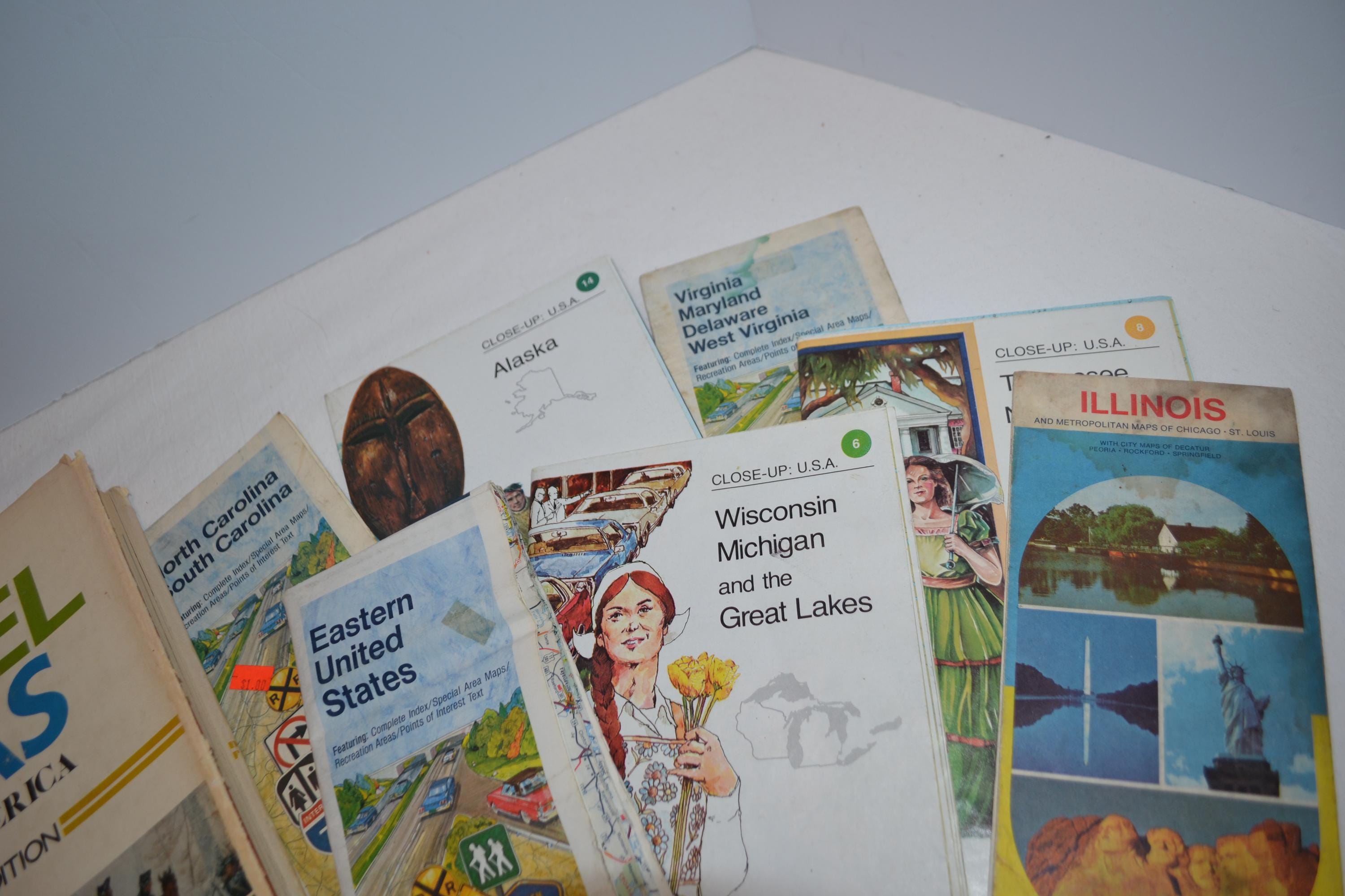 Vintage Atlas and Maps 1970's Circa Bicentennial Paper Ephemera Guide ...